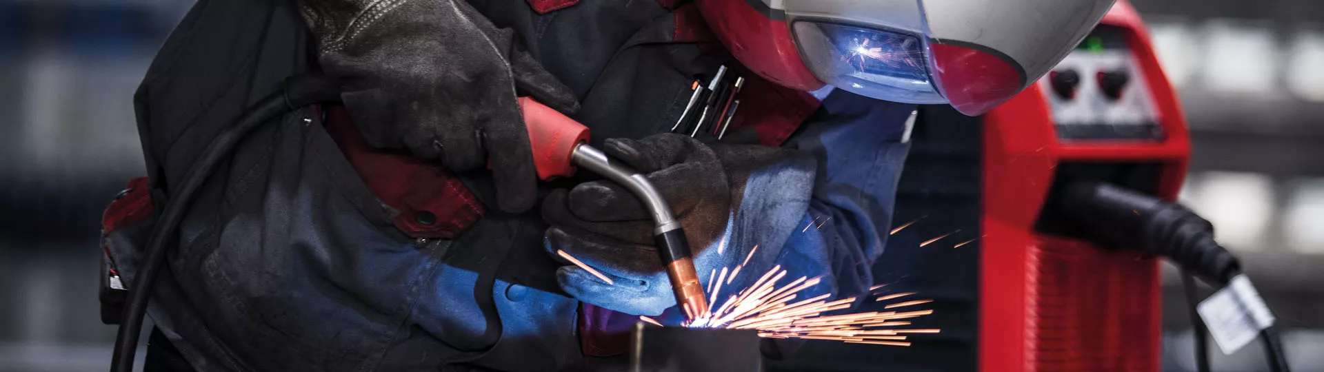 Gas-cooled MIG/MAG welding torches